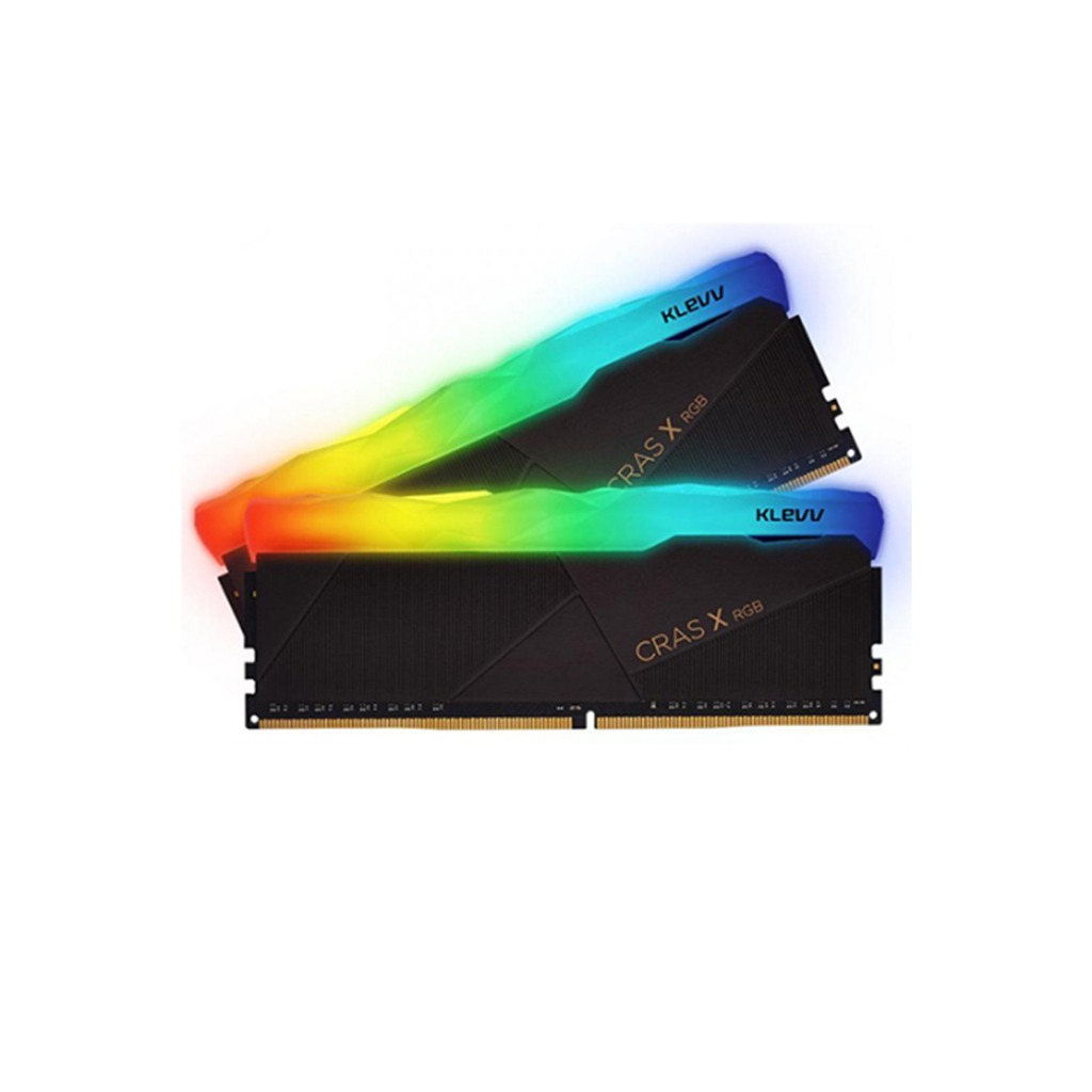 RAM (แรมพีซี) 16GB (8GBx2) DDR4 3200MHz RAM Klevv CRAS X RGB ประกัน LT