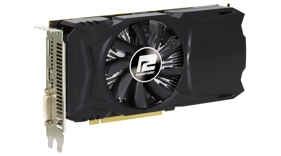 การ์ดจอ VGA POWER COLOR RED DRAGON AMD Radeon RX 550 4GB ประกันศูนย์ 3ปี