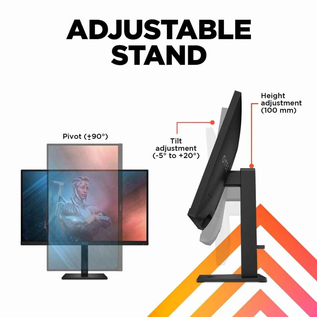 HP MONITER GAMING (จอมอนิเตอร์) OMEN 27" IPS FHD 165Hz - 3 YEARS