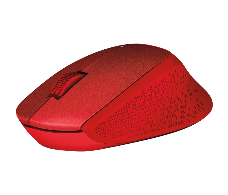 LOGITECH MOUSE M331 WIRELESS SILENT PLUS RED
