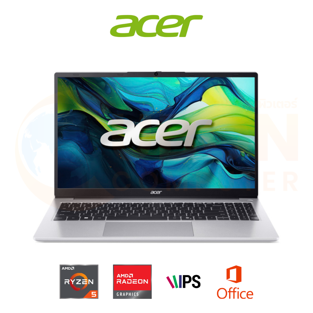 Acer Aspire Lite 15 (Ryzen 5 7430U) - โน้ตบุ๊กทำงาน | Uboncomputer