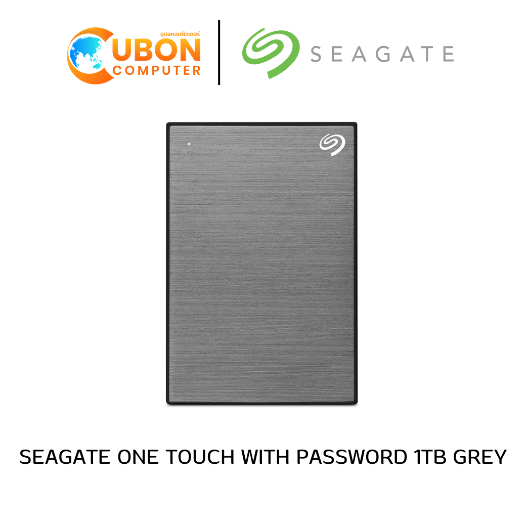 SEAGATE ONE TOUCH WITH PASSWORD 1TB GREY