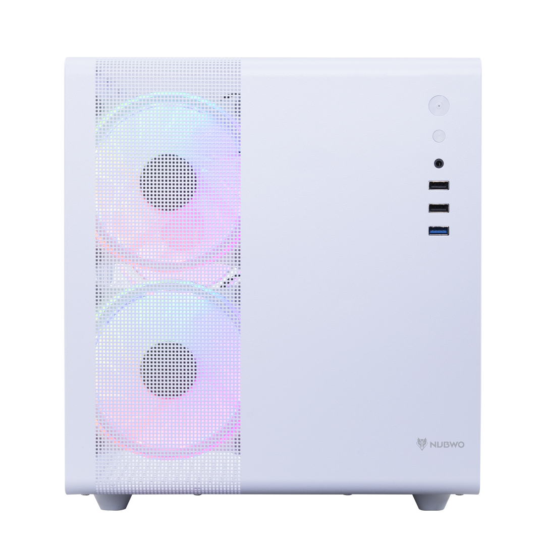 CASE (เคส) NUBWO NPC-331 (WHITE / BLACK) รับประกัน 1 ปี