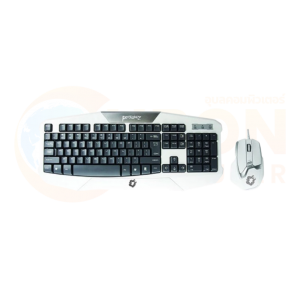 MOUSE + KEYBOARD PENTAGONZ HENODUS WHITE